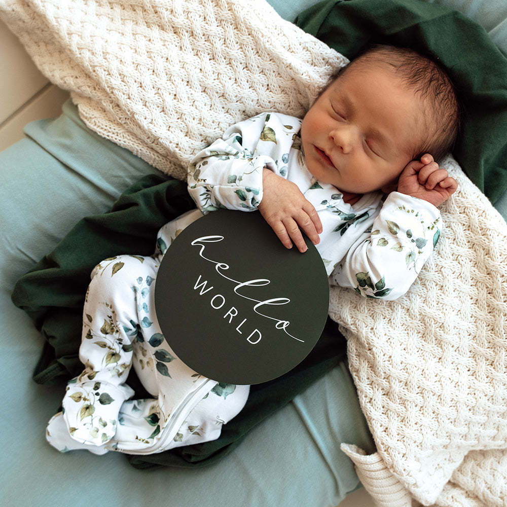 Eden & Olive Reversible Milestone Cards | Snuggle Hunny