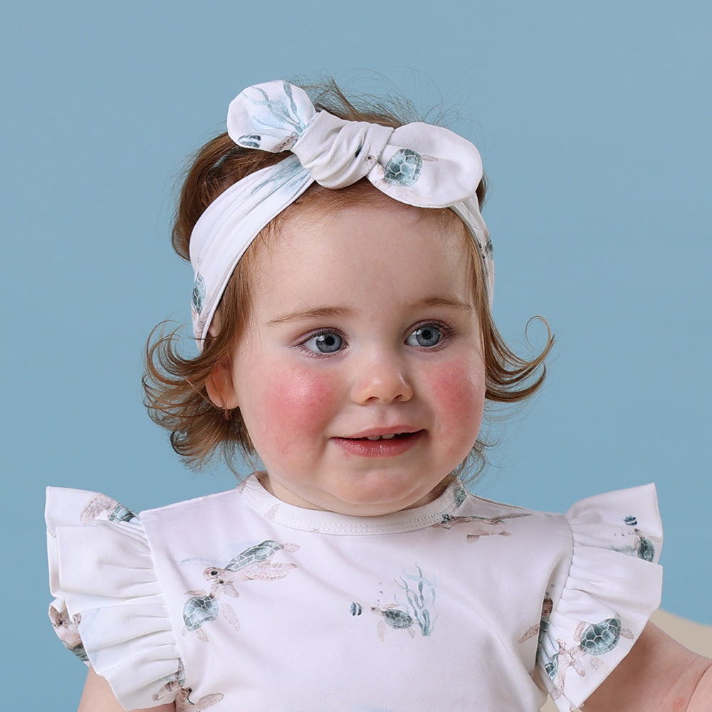 Turtle Organic Baby & Toddler Topknot | Snuggle Hunny